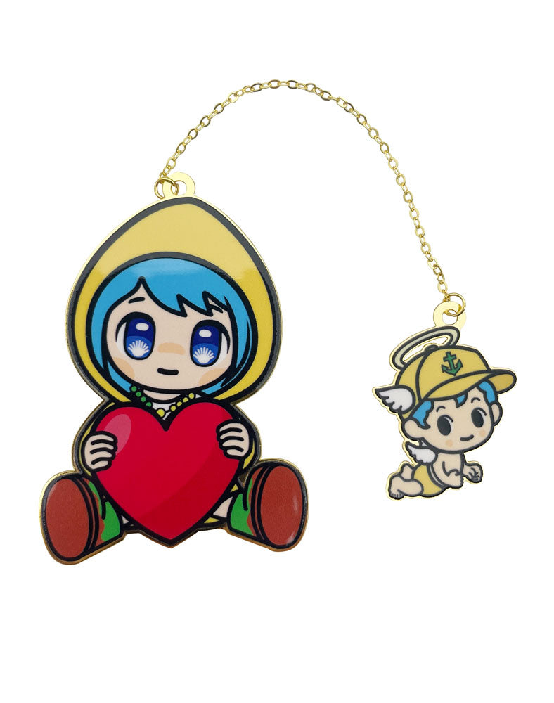Luce Heart and Iubi Metal Chain Bookmark – tokidoki