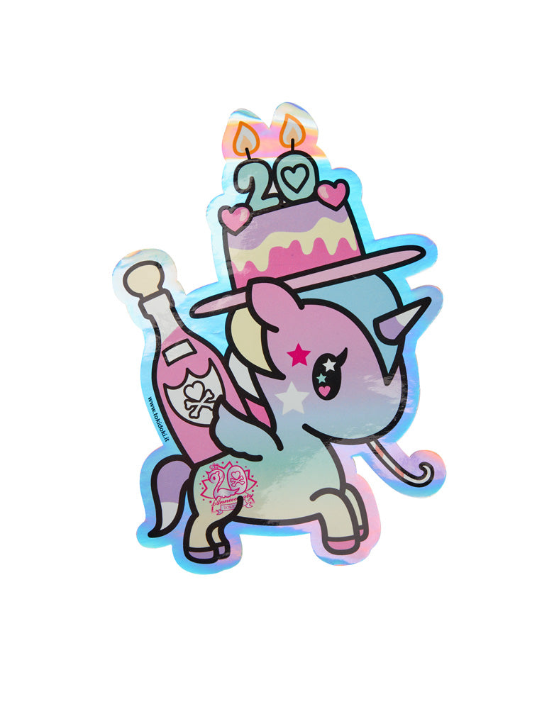 20th Anniversary 20 Candles Large Sticker – tokidoki