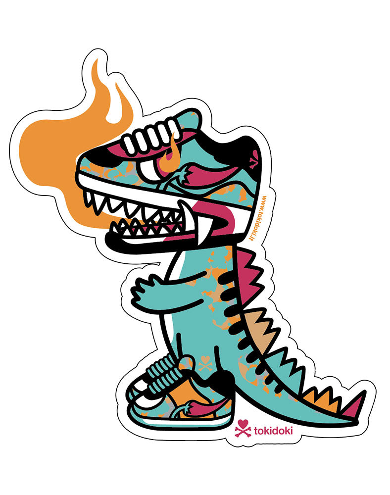 Teal King Kix Die Cut Sticker – tokidoki