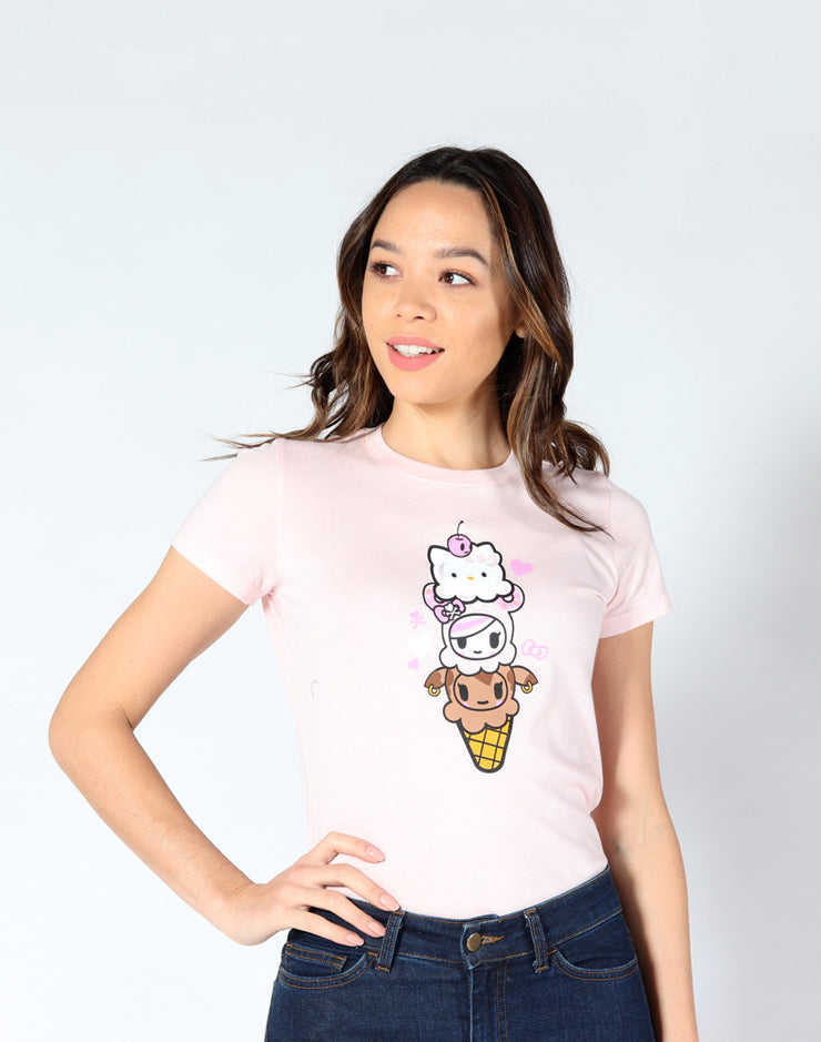 tokidoki x Hello Kitty Triple Kitty Tee