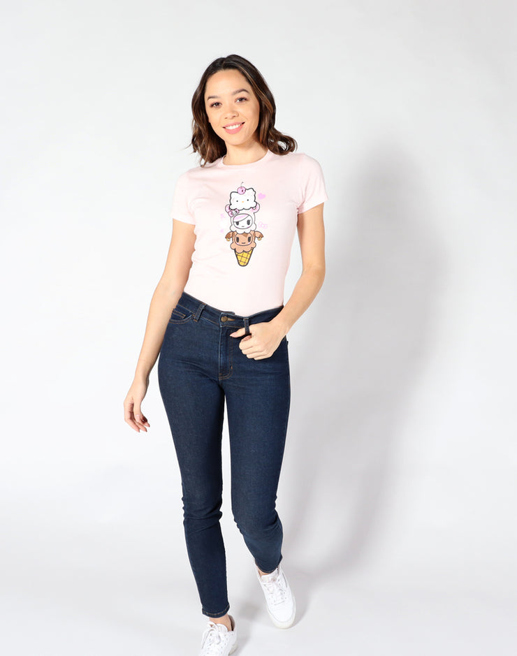 tokidoki x Hello Kitty Triple Kitty Tee
