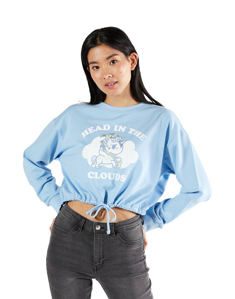 Head in the Clouds Cropped Sweatshirt – tokidoki