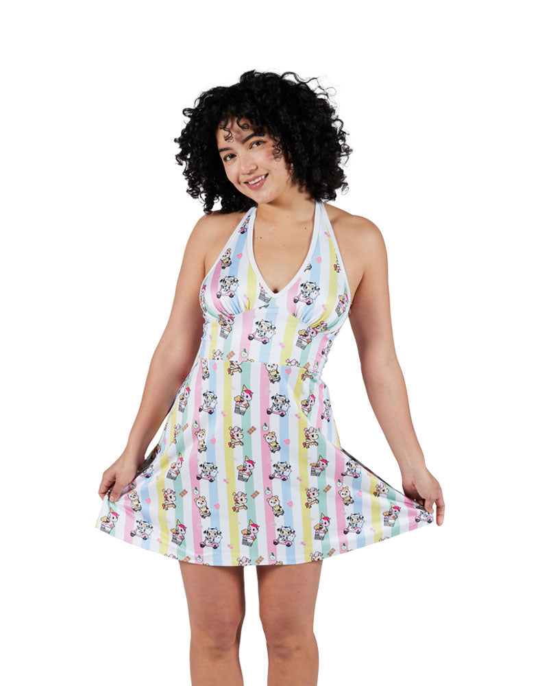 Gelato Halter Skater Dress – tokidoki